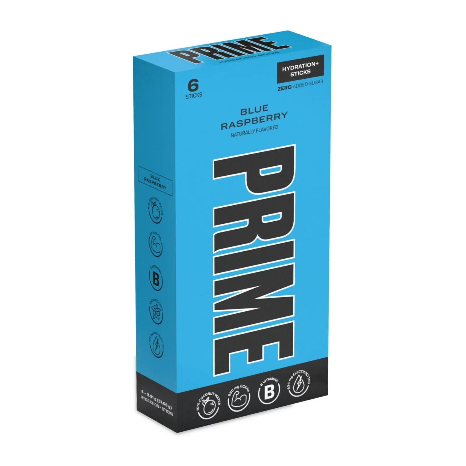 Prime Hydration Powder Sticks -No Added Sugar - 8 Flavours - 6 X 500ml ...
