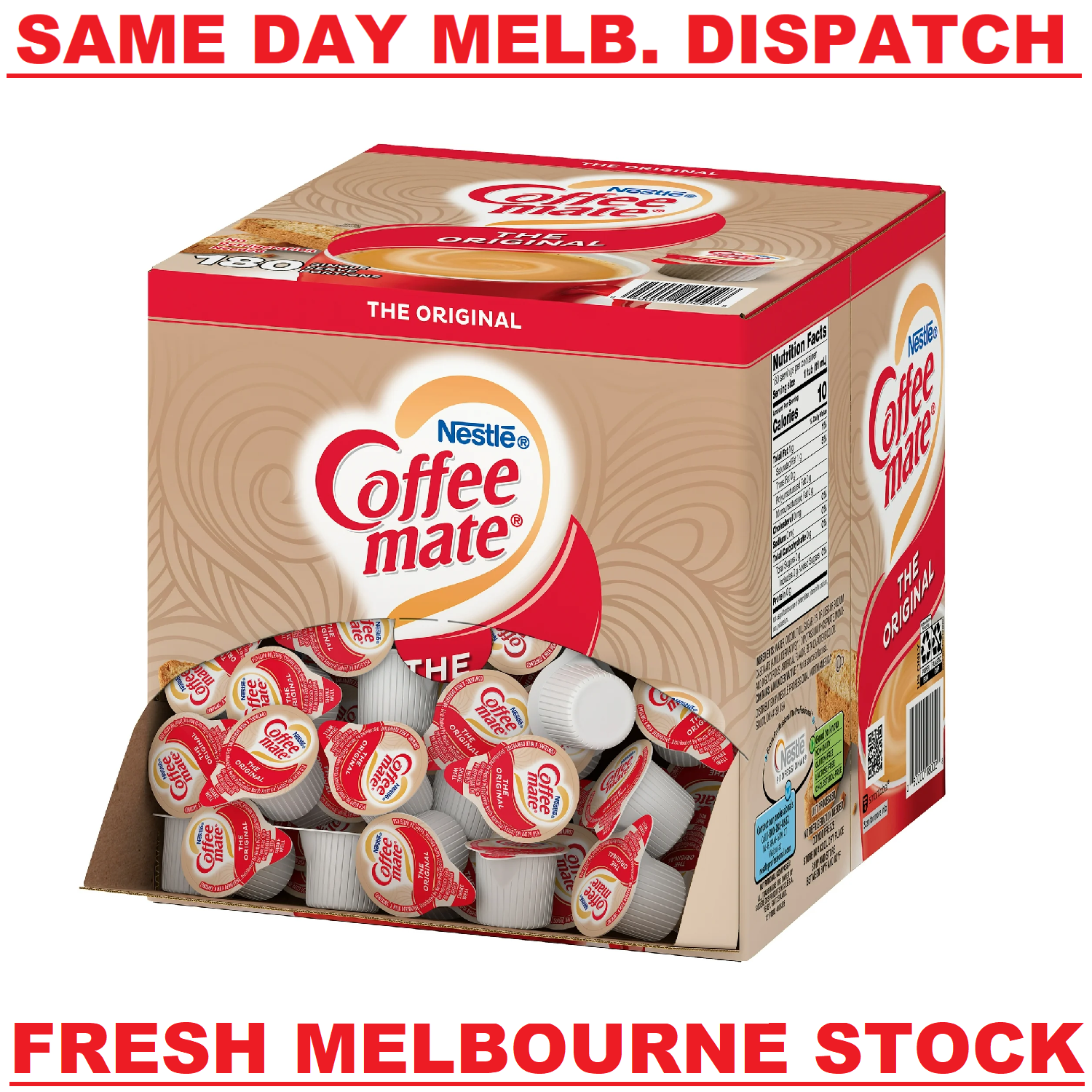NESTLE Coffee Mate Coffee Liquid Creamer THE ORIGINAL 180 Pack Box MEL ...