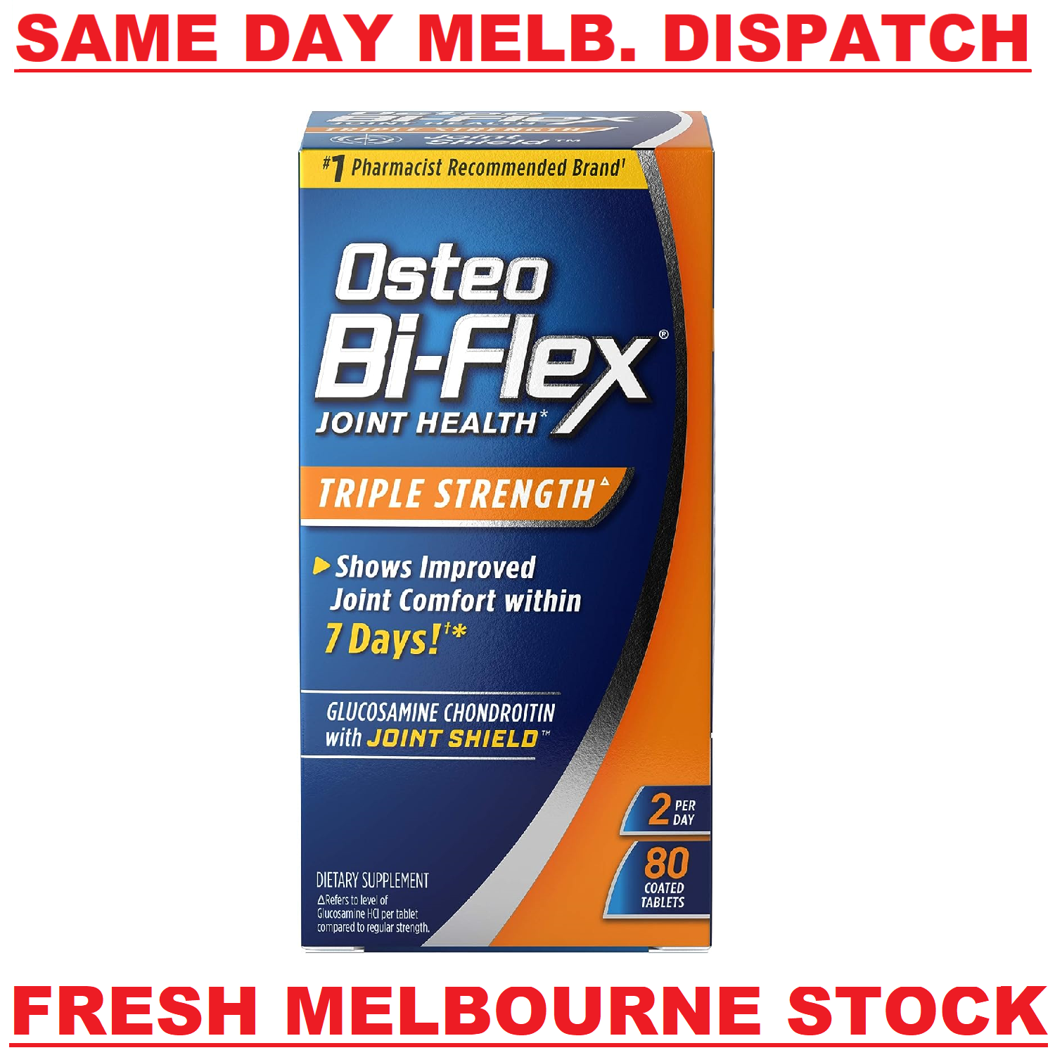 Osteo Bi-Flex Joint Health TRIPLE STRENGTH Vitamin C + Glucosamine HCI ...